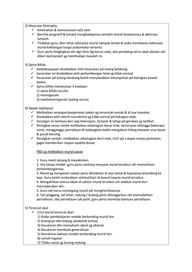 Nota ringkas pengurusan bilik darjah | PDF