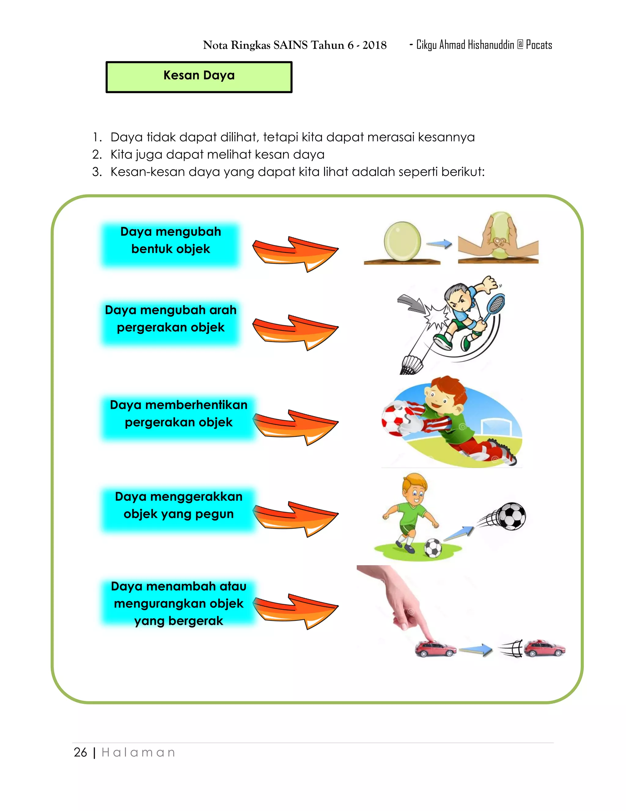 Nota Ringkas Sains Tahun 6 Pdf