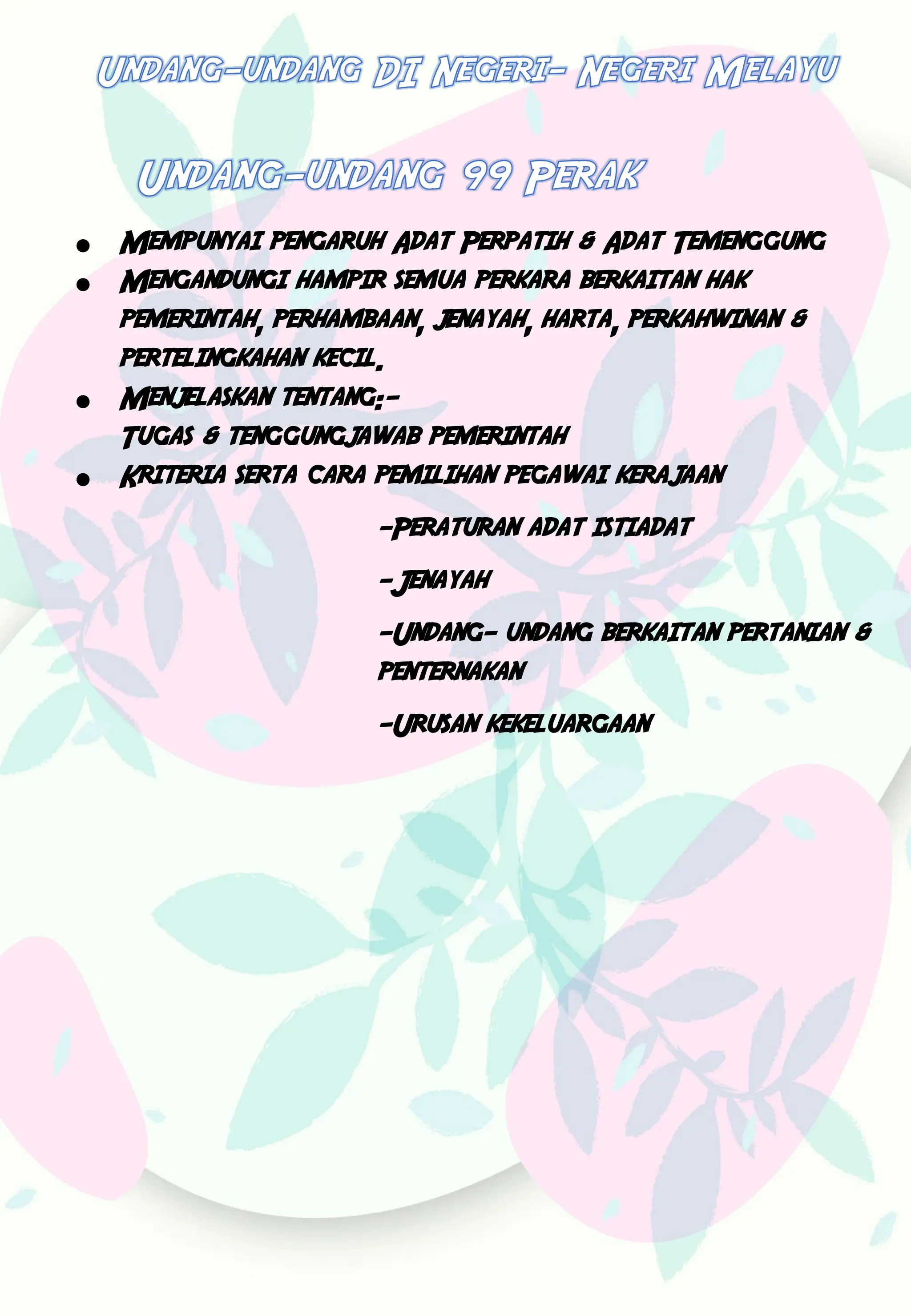 NOTA RINGKAS SEM 3 STPM | PDF