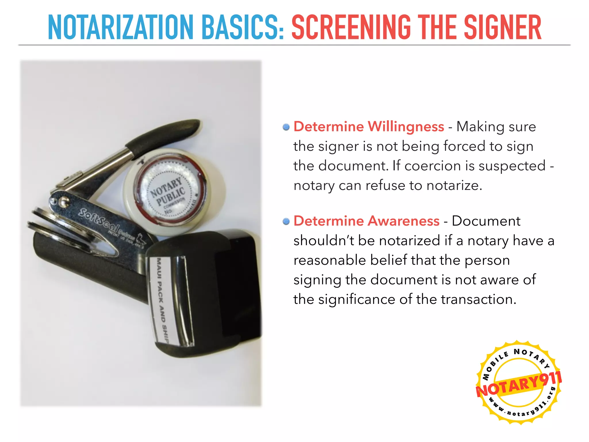 Notarization Basics - Steps to Proper Notarization | PDF