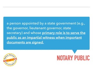 Notarization Basics - Steps to Proper Notarization | PDF