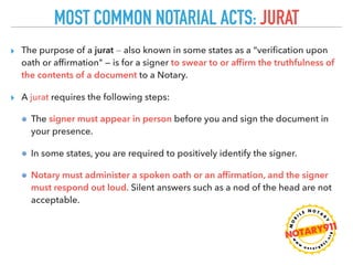 Notarization Basics - Steps to Proper Notarization | PDF