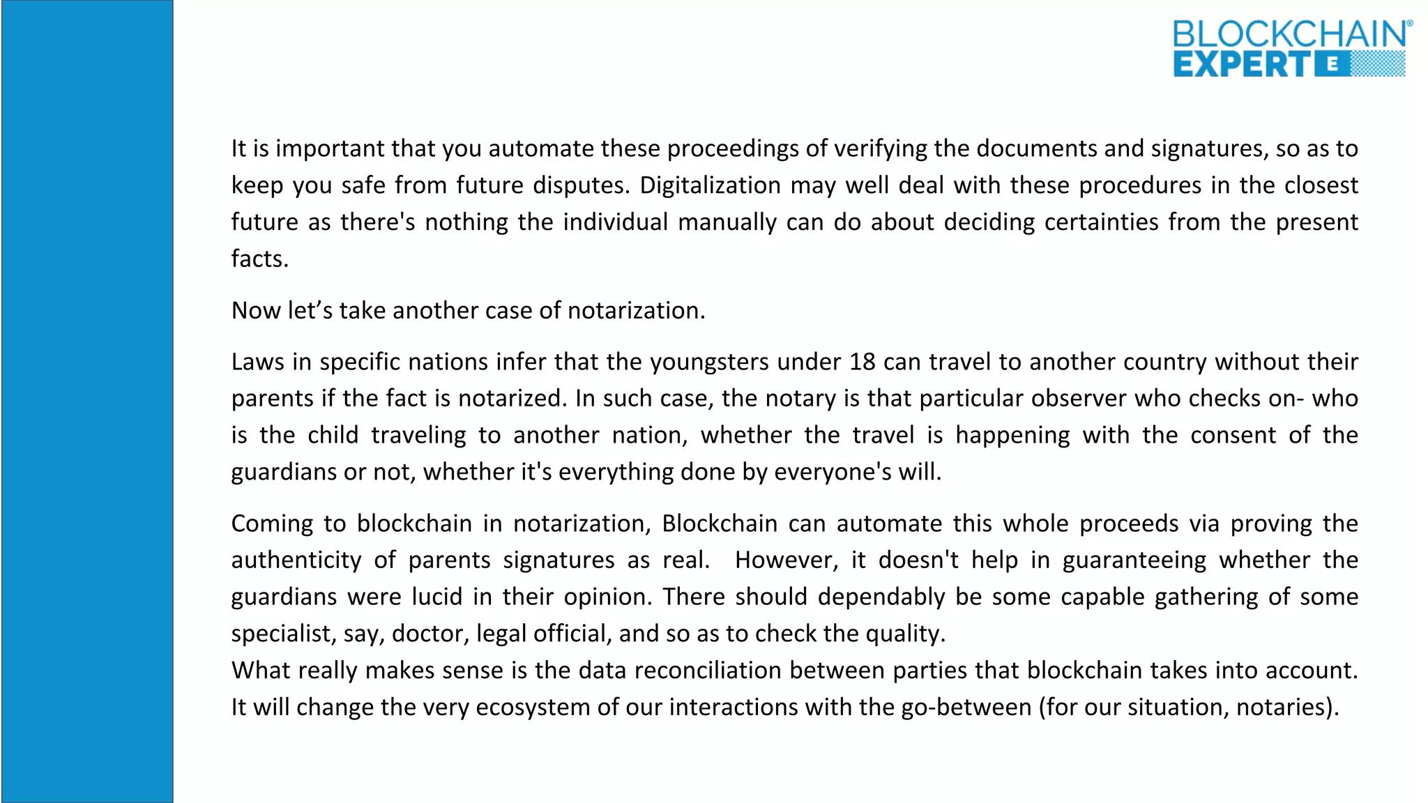 Notarization in Blockchain | PDF | Databases | Computer Software and Applications