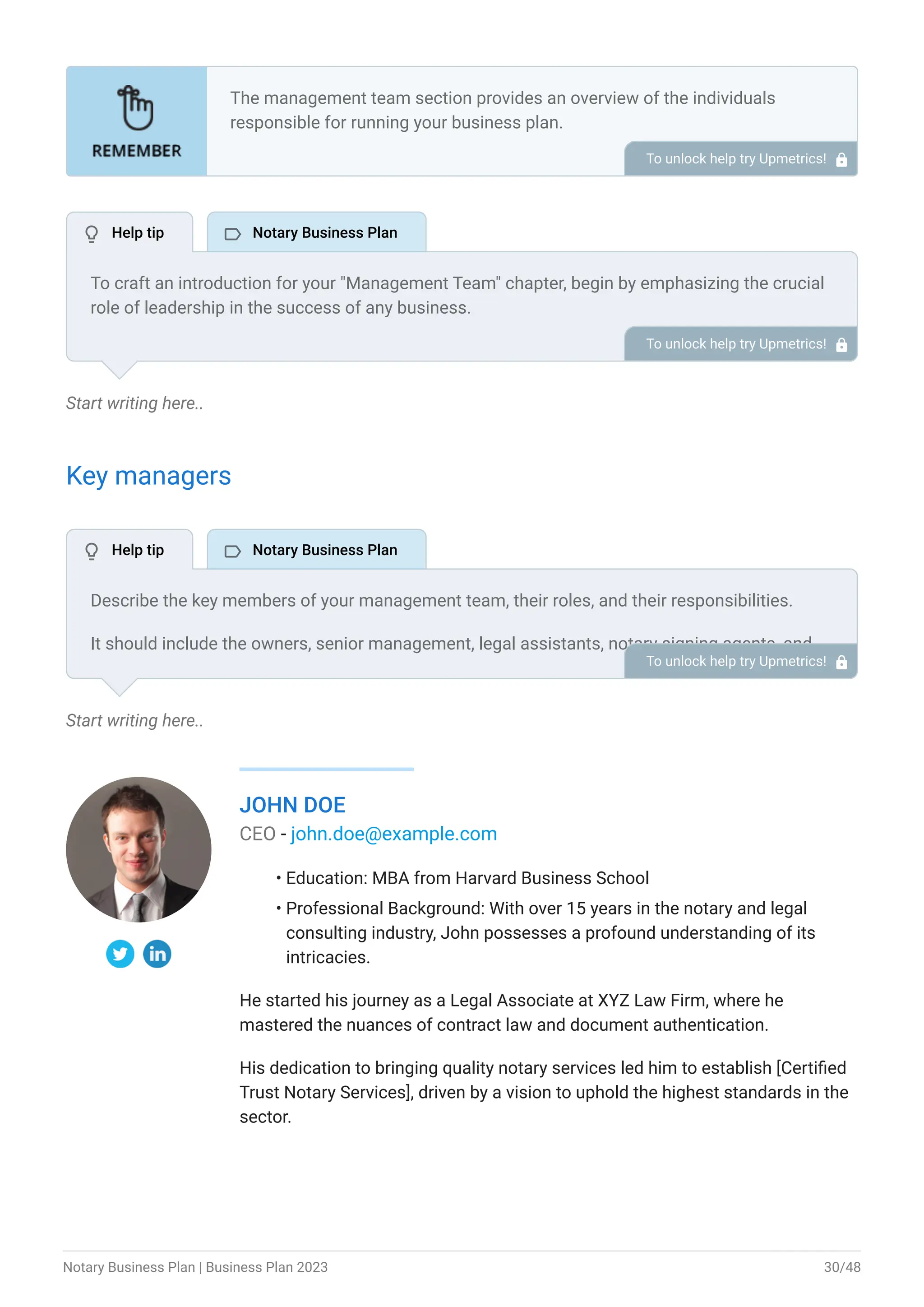 Notary business plan | PDF