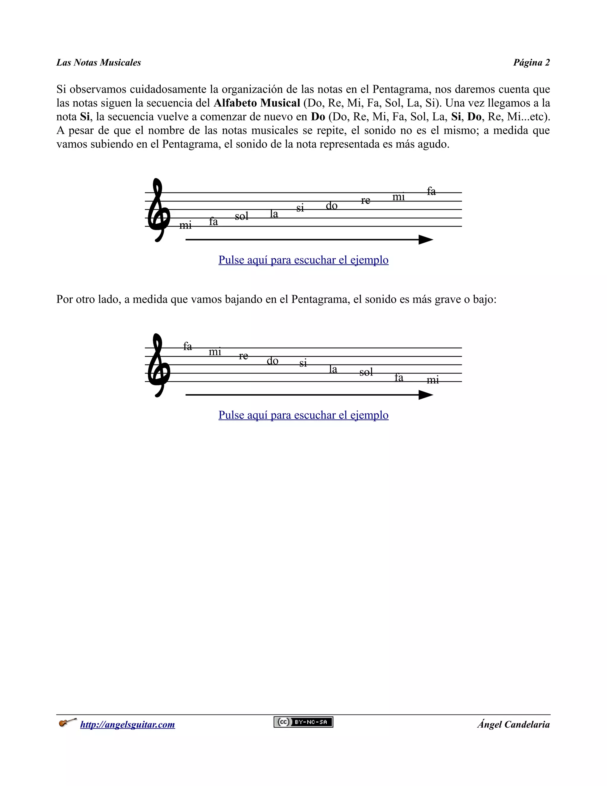 Notas Musicales | PDF