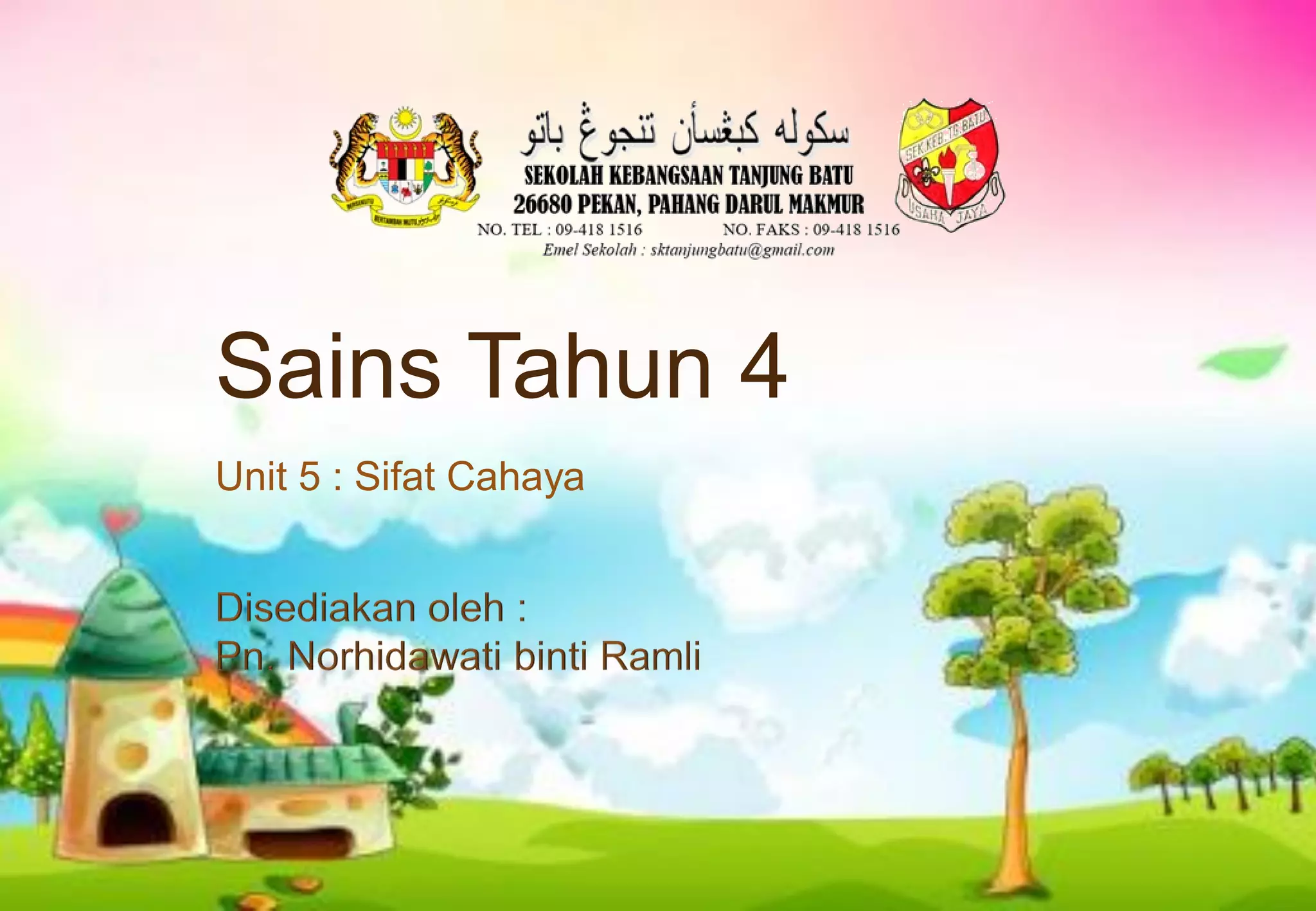 NOTA SAINS TAHUN 4 - SIFAT CAHAYA.pdf