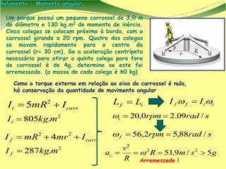 Notas de aula momento angular | PDF