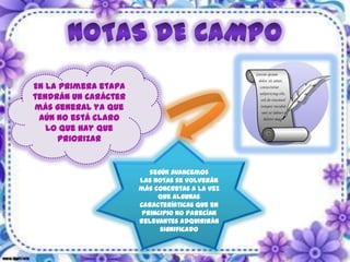 Notas de campo | PPTX