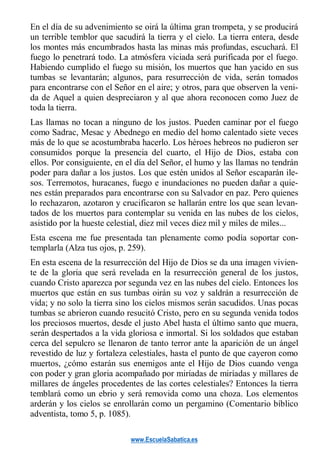 Notas de Elena | Lección 13 | La segunda venida de Cristo | Escuela ...