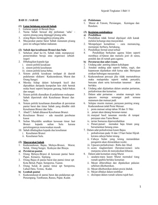 Nota sejarah | PDF