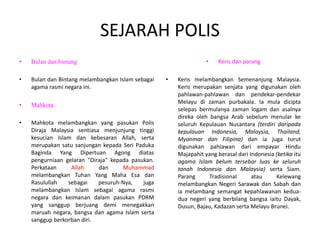 Nota Sejarah Polis Malaysia | PPTX