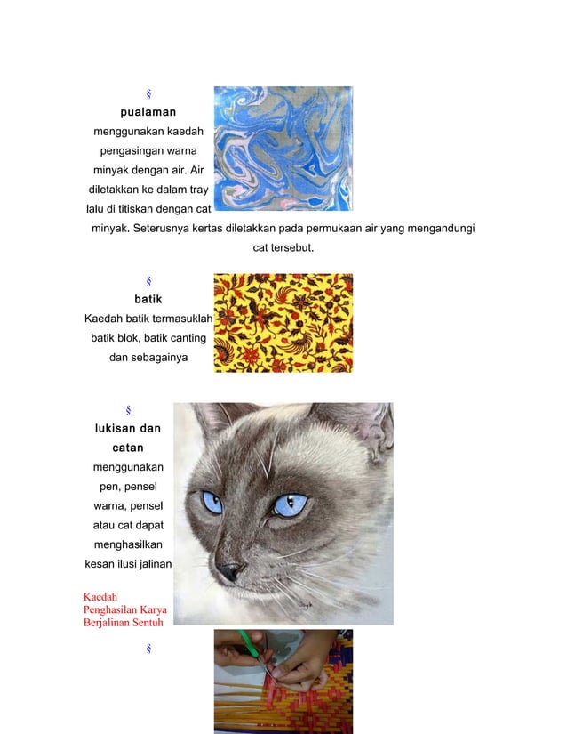 NOTA PENDIDIKAN SENI VISUAL TINGKATAN 1 | DOC