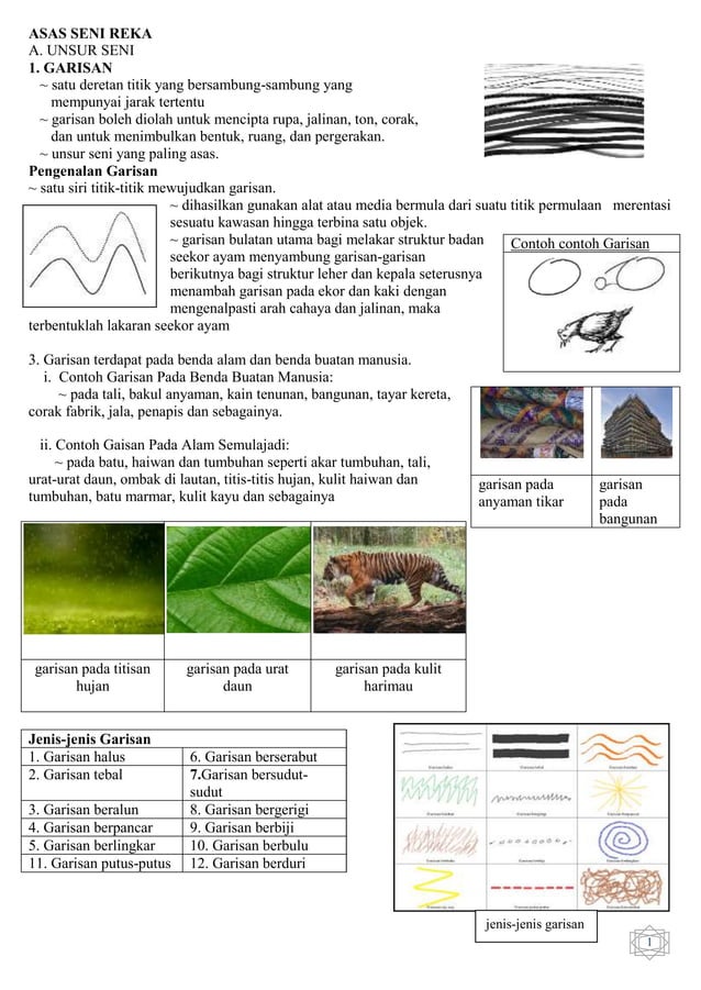 Nota seni t 1 asa seni reka | PDF