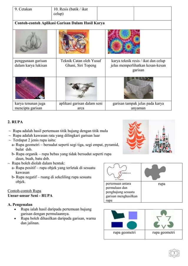 Nota seni t 1 asa seni reka | PDF