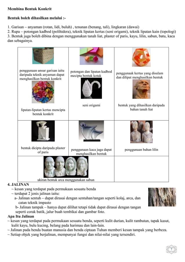 Nota seni t 1 asa seni reka | PDF