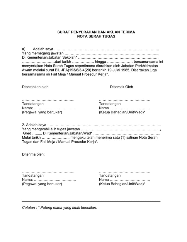 Nota Serah Tugas.doc
