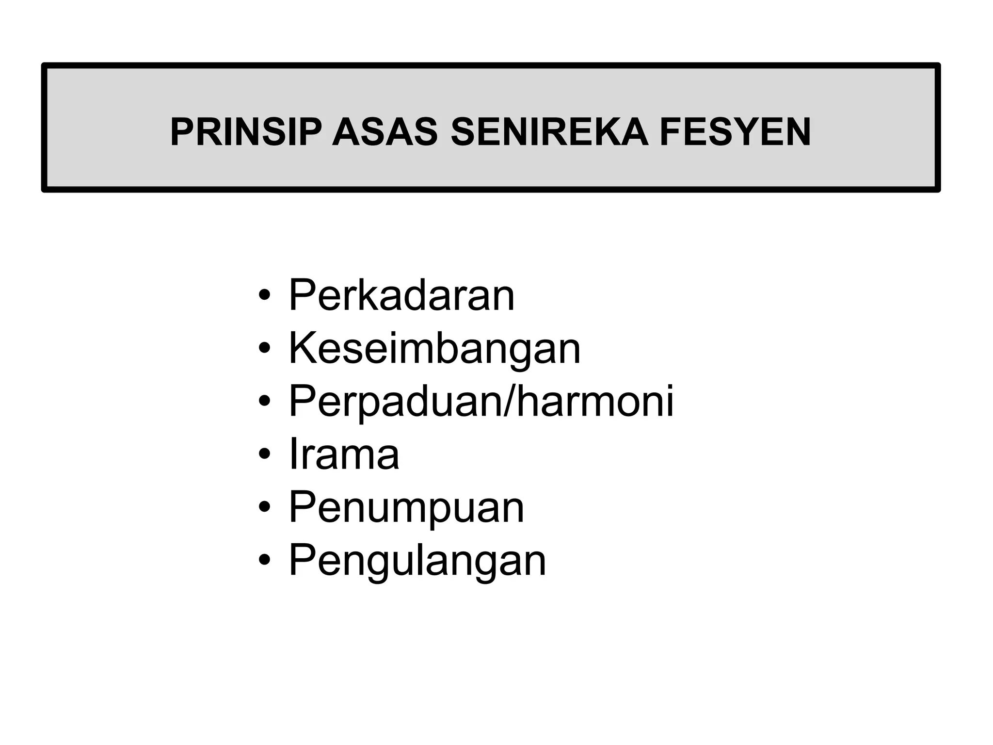 Senireka Fesyen topik 2 asas seni reka fesyen | PDF