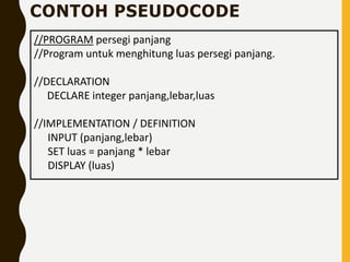 Notasi algoritma | PPTX