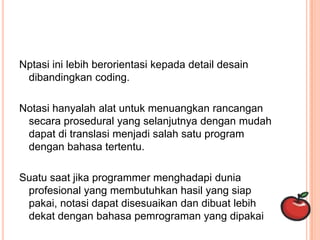 Notasi algoritmik & programming style | PPTX