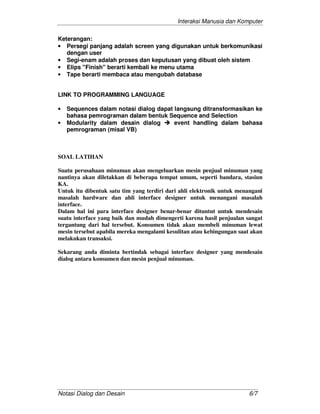 Notasi dialog dan desain | PDF