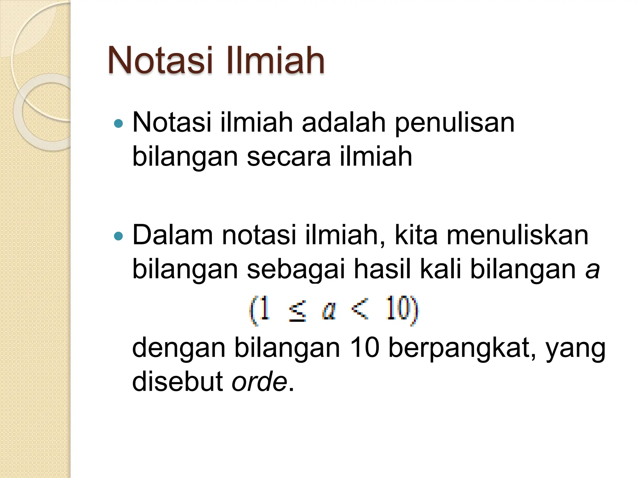 notasi ilmiah dan angka penting.ppt materi | PPTX