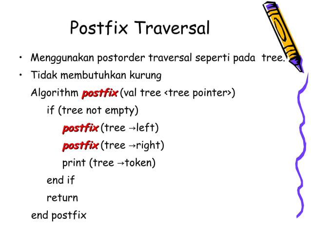 Notasi prefix infix-postifx- expression tree | PPT