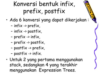 Notasi prefix infix-postifx- expression tree | PPT