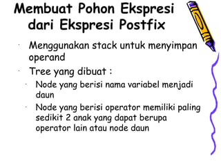 Notasi prefix infix-postifx- expression tree | PPT
