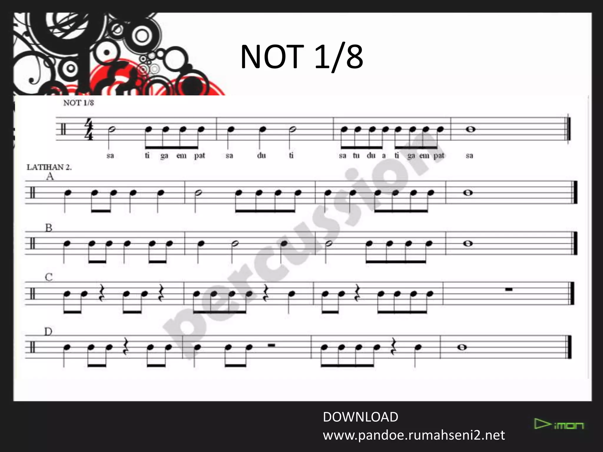 NOTASI RITMIK | PPTX