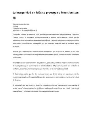 Notas periodisticas 8 columnas mayo y junio | DOCX