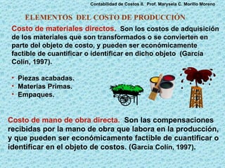 CONTABILIDAD DE COSTOS | PPS