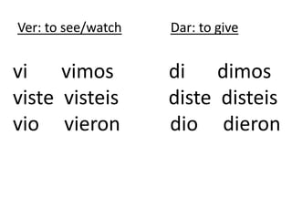 Notas preterite er ir verbs | PPT