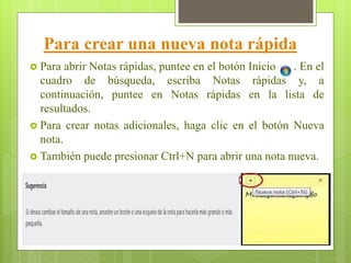 Notas rápidas | PPTX