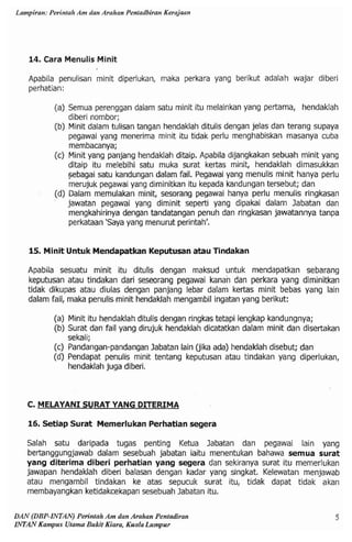 Nota surat rasmi | PDF