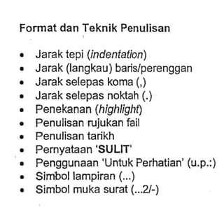 Nota surat rasmi | PDF