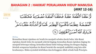 NOTA TADABBUR SURAH AL-MUKMINUN (AYAT 1-50) | PDF