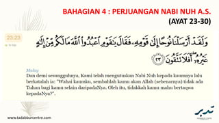 NOTA TADABBUR SURAH AL-MUKMINUN (AYAT 1-50) | PDF