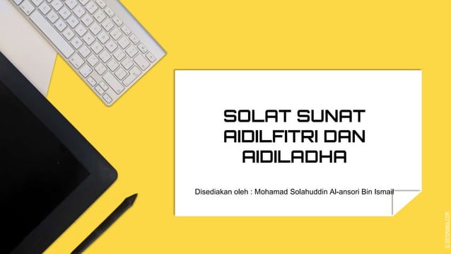 Nota Tahun 6 - Solat Sunat 2 Hari Raya | PPTX
