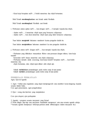 Nota tatabahasa dan latihan serta jawapan untuk memantapkan tatabahasa ...