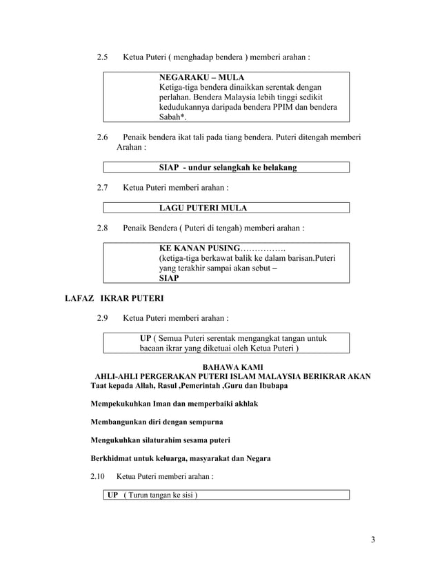 Nota tatacara perjumpaan ppim | PDF