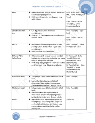 Nota tingkatan 4 prinsip akaun | PDF