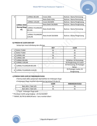 Nota tingkatan 4 prinsip akaun | PDF