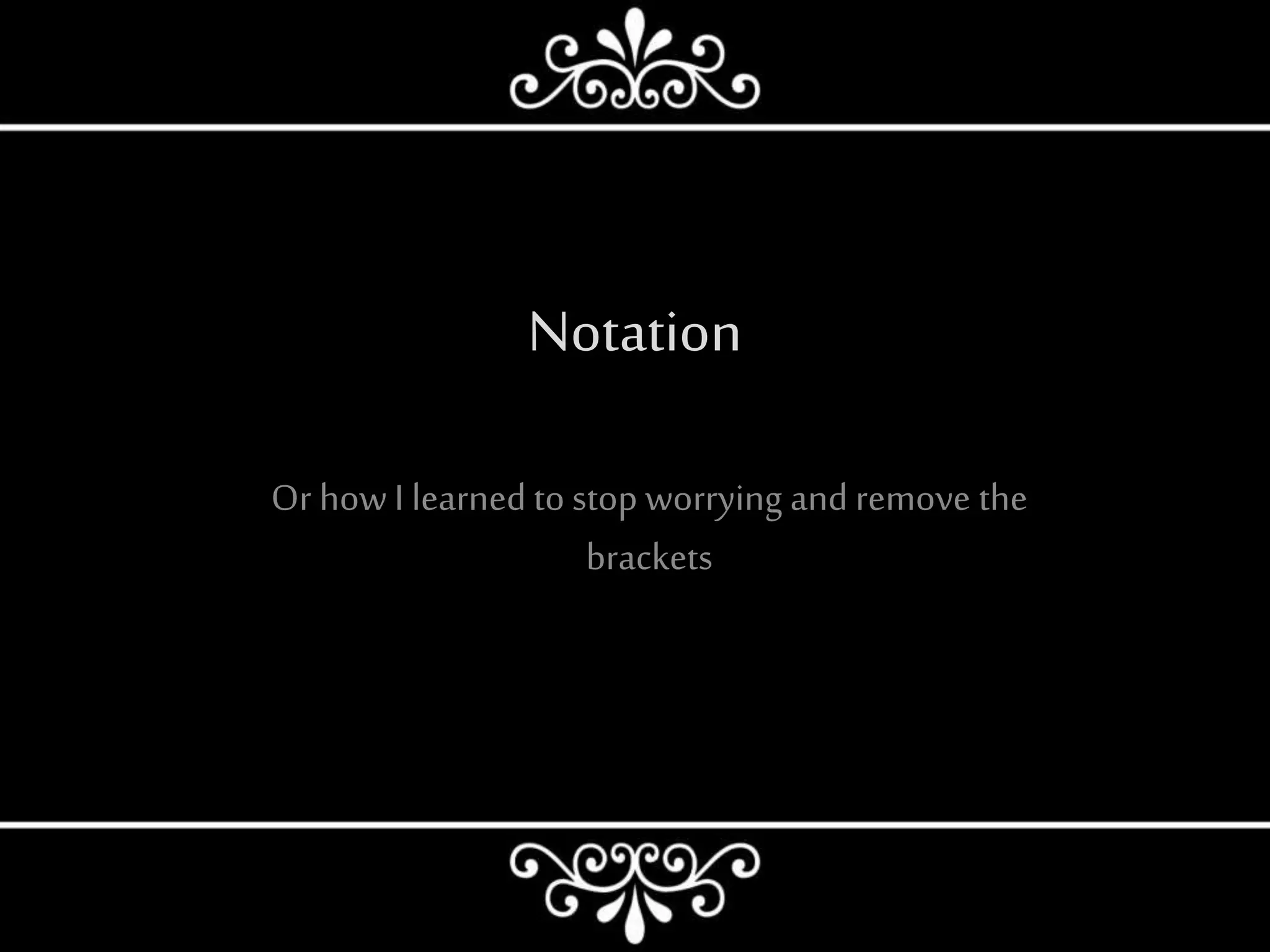 Notation Pptx Programming Languages Computing 9972