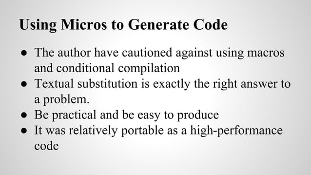 The Practice of Programming - Notation | PPT
