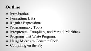 The Practice of Programming - Notation | PPTX