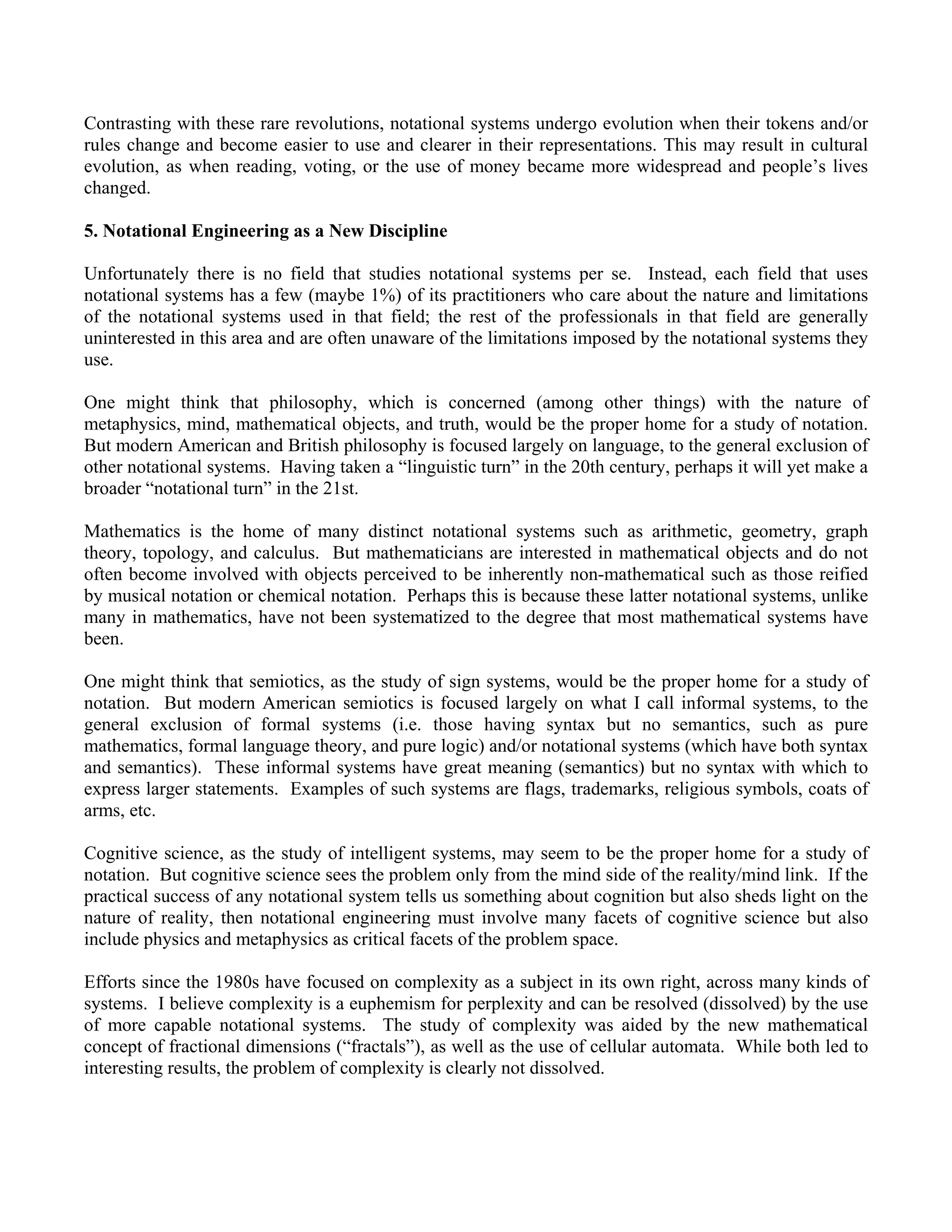 Notational systems and cognitive evolution | PDF