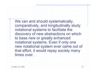 Notational systems and cognitive evolution | PDF