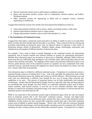 Notational systems and cognitive evolution | PDF