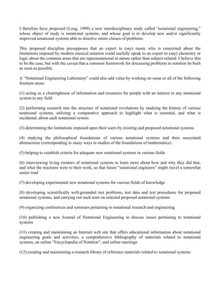 Notational systems and cognitive evolution | PDF