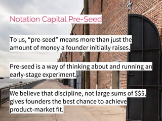 Notation Capital - 1 Year In | PDF